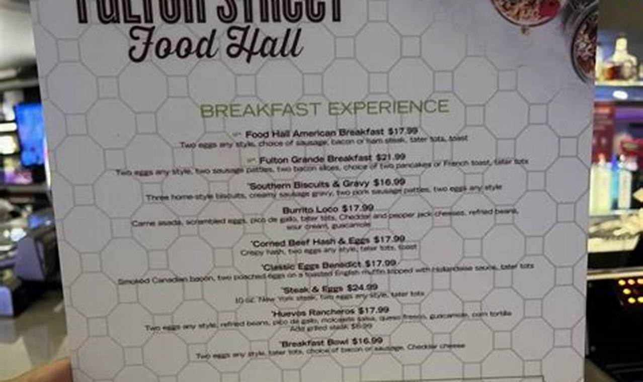 Fulton Street Food Hall Menu: Find Eats + Deals Today!