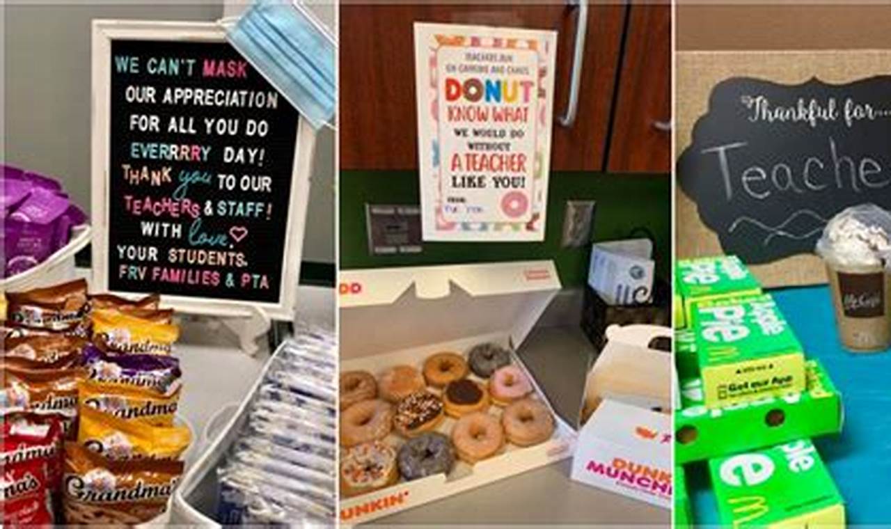 Free Teacher Appreciation Food 2024: Delicious Thanks!